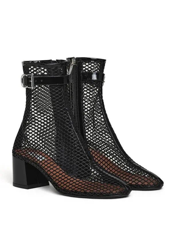 Alaïa Boots 55 Fishnet - Black