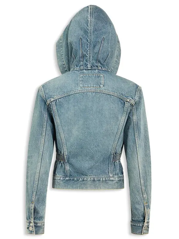 Alaïa Hooded Denim Jacket