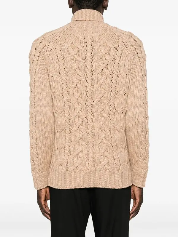 Brunello Cucinelli Cable-knit Roll-neck Cashmere Sweater
