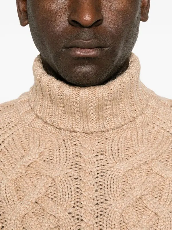 Brunello Cucinelli Cable-knit Roll-neck Cashmere Sweater
