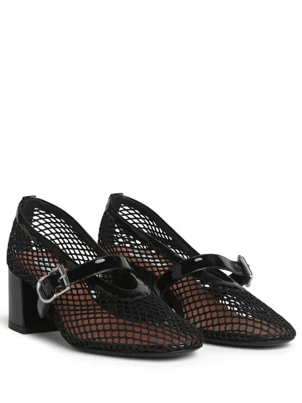 Alaïa Pumps 55 Fishnet - Black