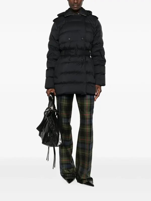 Burberry Belted Quilted Coat