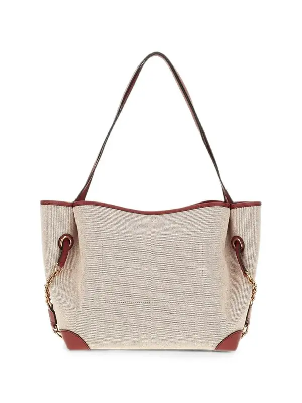 Chloé Clover Canvas And Leather Shoulder Bag - Multicolor