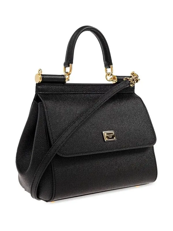 Dolce & Gabbana Sicily Medium Handbag - Black