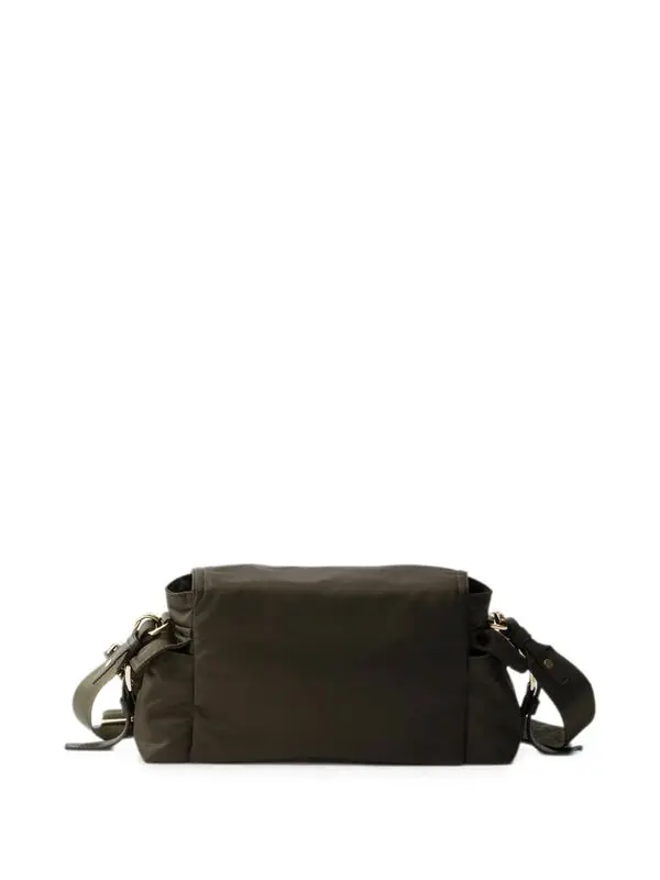 Prada Explore Medium Re-nylon Shoulder Bag With Flap - Green