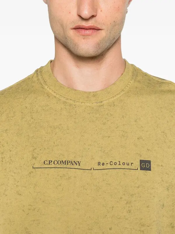 C.P. COMPANY Logo Crewneck Sweatshirt - Green