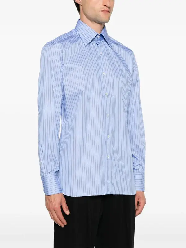 TOM FORD Striped Cotton Shirt