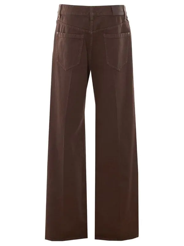 Brunello Cucinelli Cotton Pants - Brown