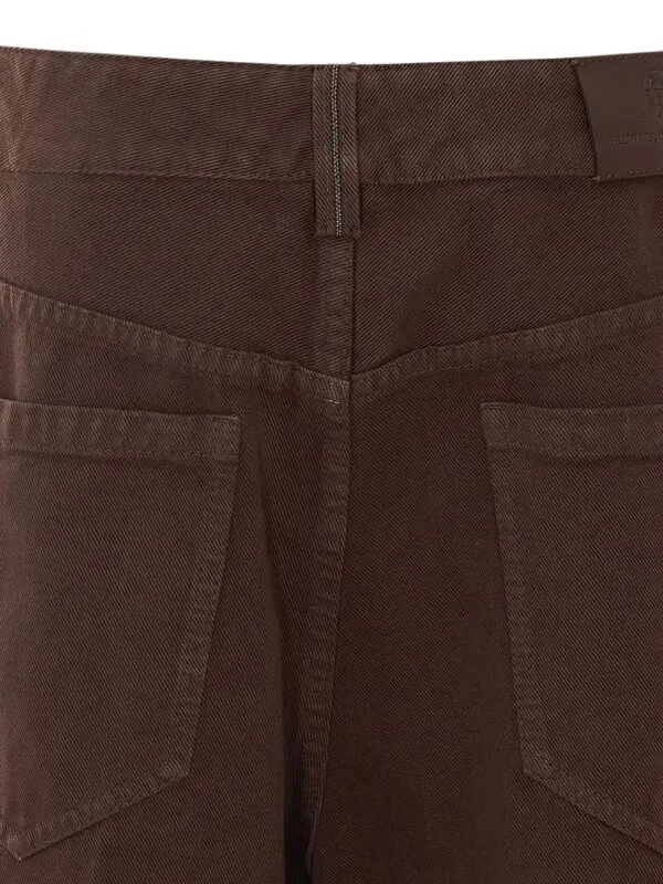Brunello Cucinelli Cotton Pants - Brown