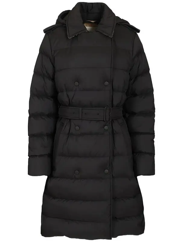 Burberry Belted Quilted Long Coat