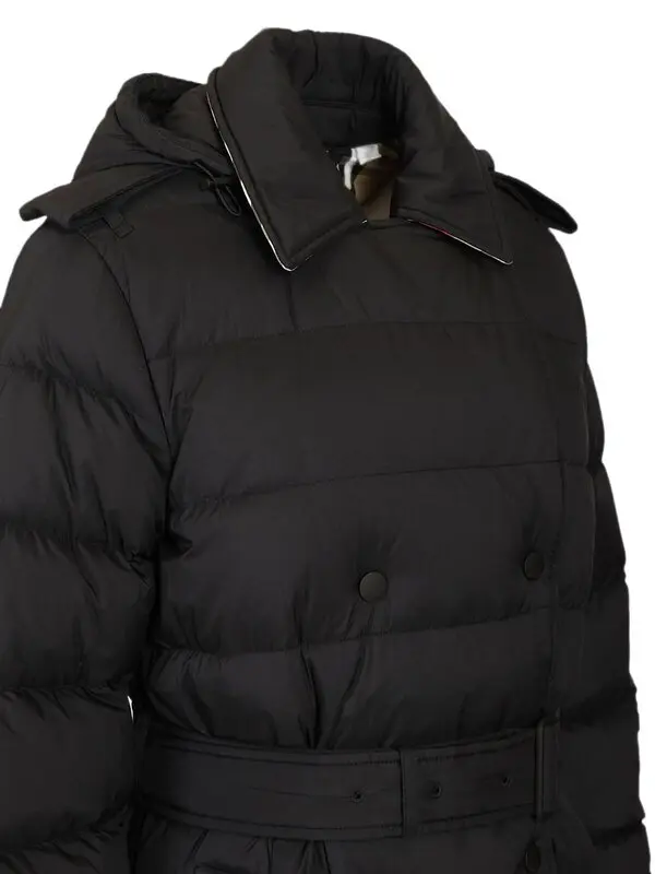Burberry Belted Quilted Long Coat