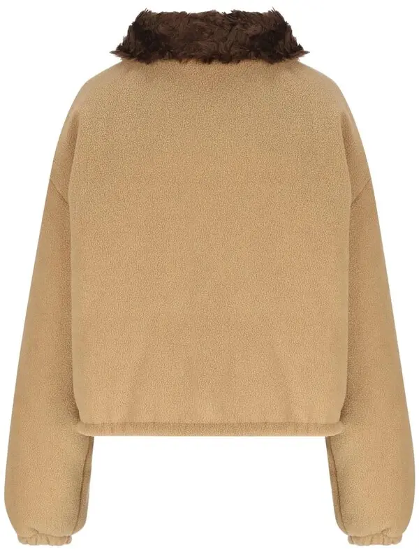 Miu Miu Fleece Down Jacket - Multicolor