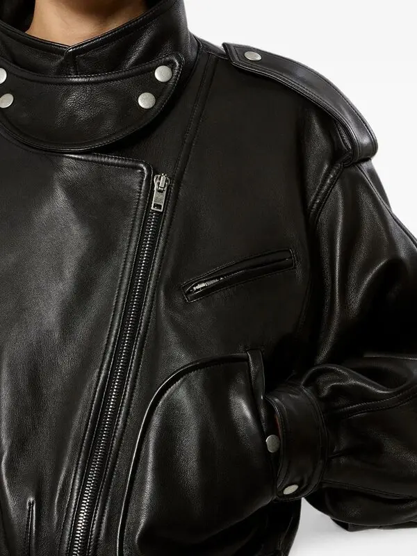 Isabel Marant Étoile Farza Leather Jacket - Black