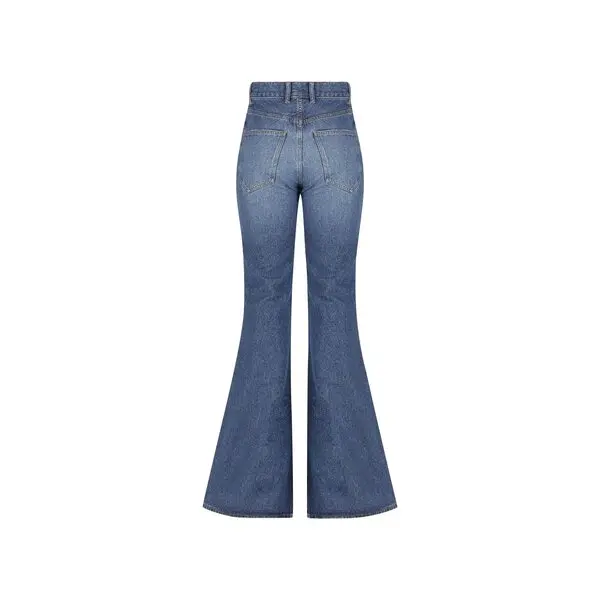 Chloé Cotton Denim Flared Jeans