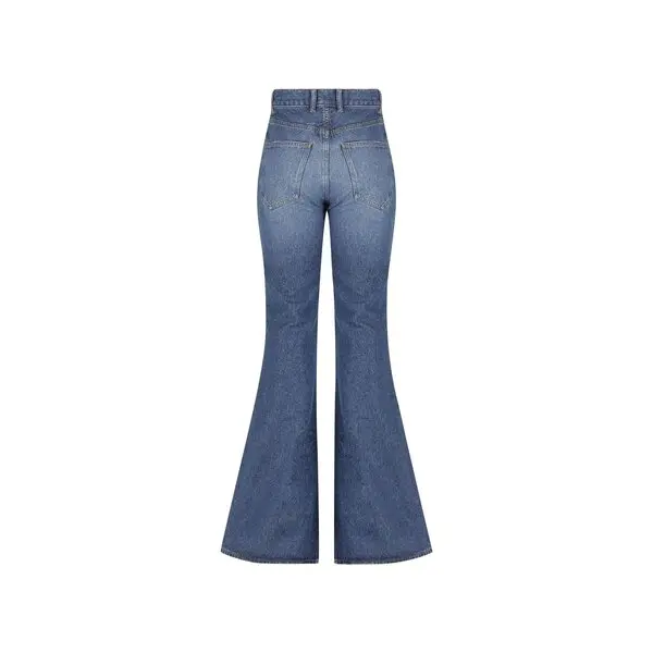 Chloé Cotton Denim Flared Jeans