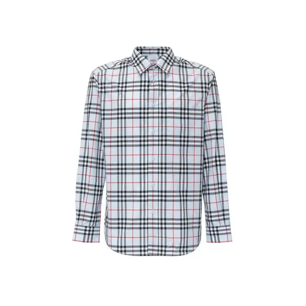 Burberry Checked Cotton Shirt
