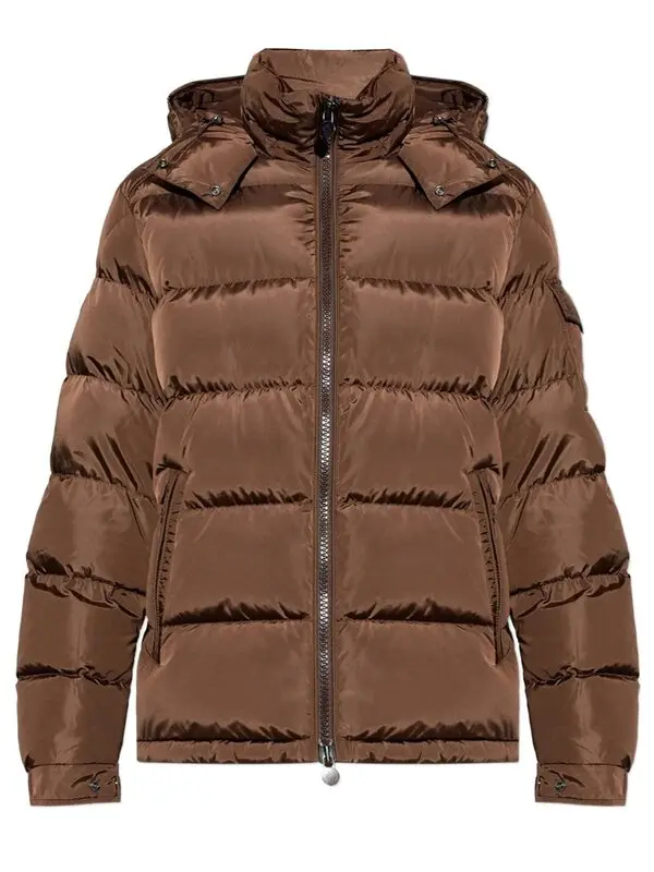 Moncler Maya Matte Short Down Jacket - Brown