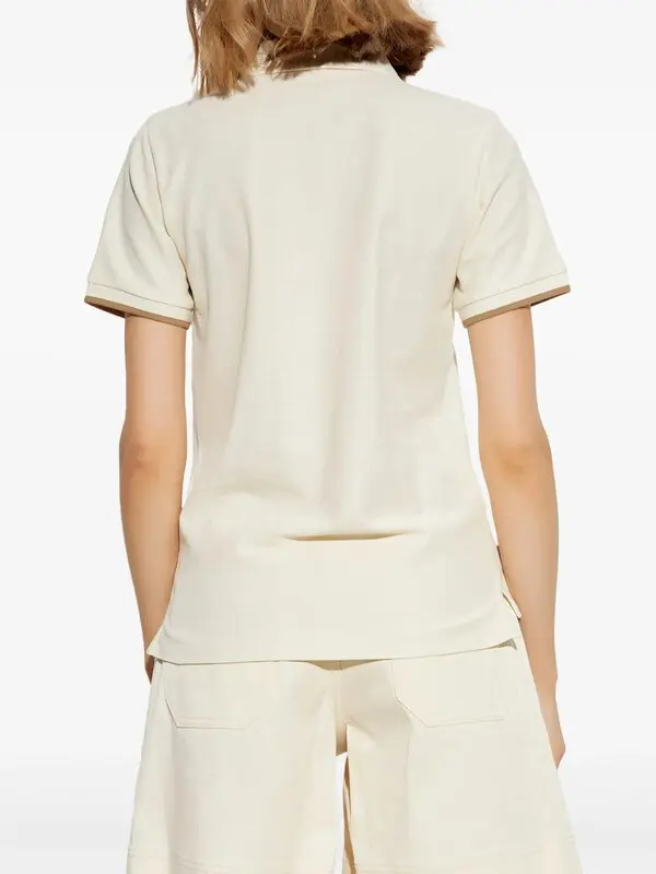 Moncler Piqué Polo Shirt - Multicolor