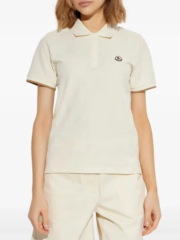 Moncler Piqué Polo Shirt - Multicolor