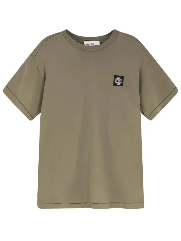 Stone Island Slim Fit T-shirt With Compass Badge - Green