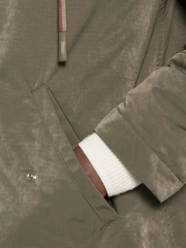 Herno Hooded Ripstop Parka