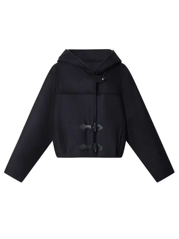Isabel Marant Étoile Trixie Wool And Cashmere Hooded Jacket - Blue