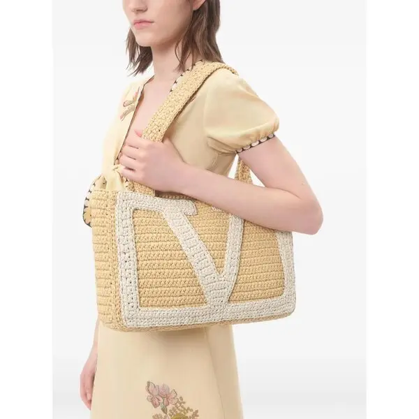 Valentino Garavani Viva Superstar Crochet Tote