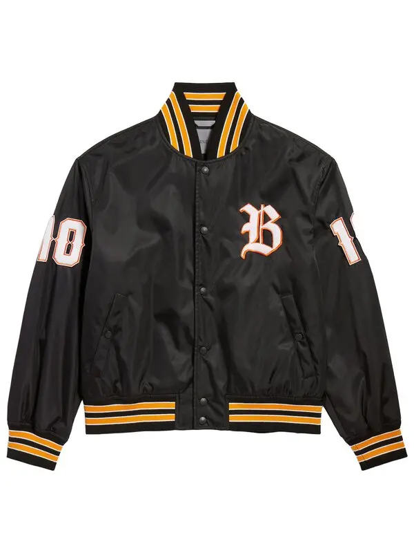 Balenciaga Varsity Jacket In Bomber Twill