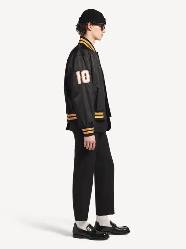 Balenciaga Varsity Jacket In Bomber Twill