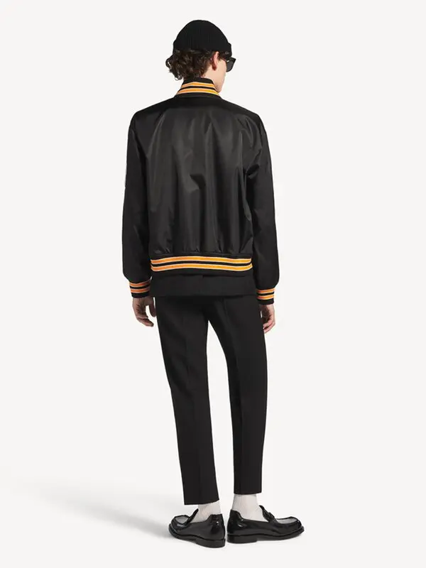 Balenciaga Varsity Jacket In Bomber Twill