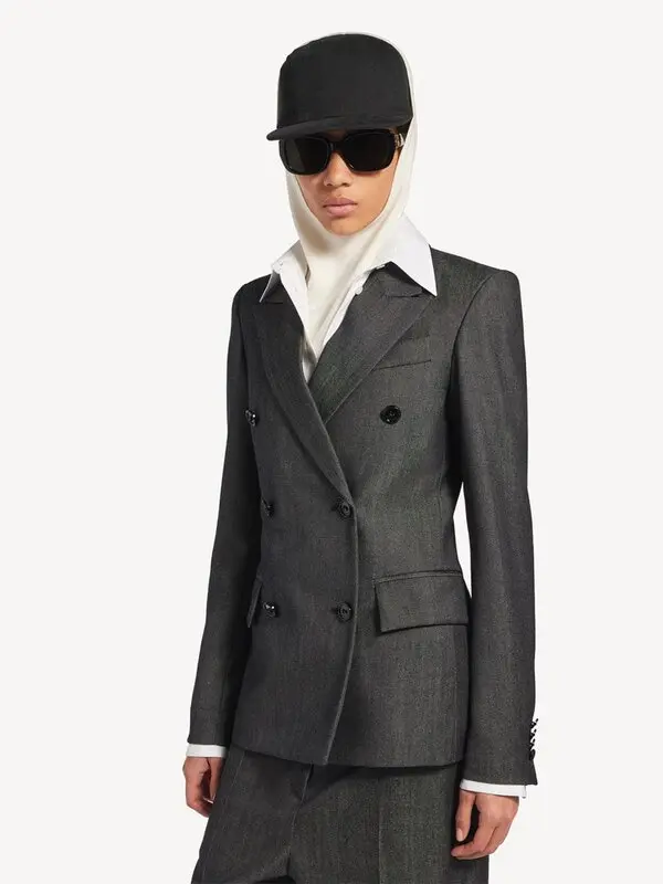 Balenciaga Double-breasted Jacket - Blue