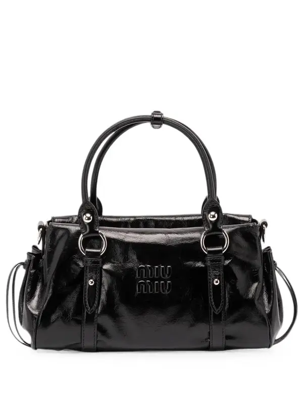 Miu Miu Glossy Leather Handbag