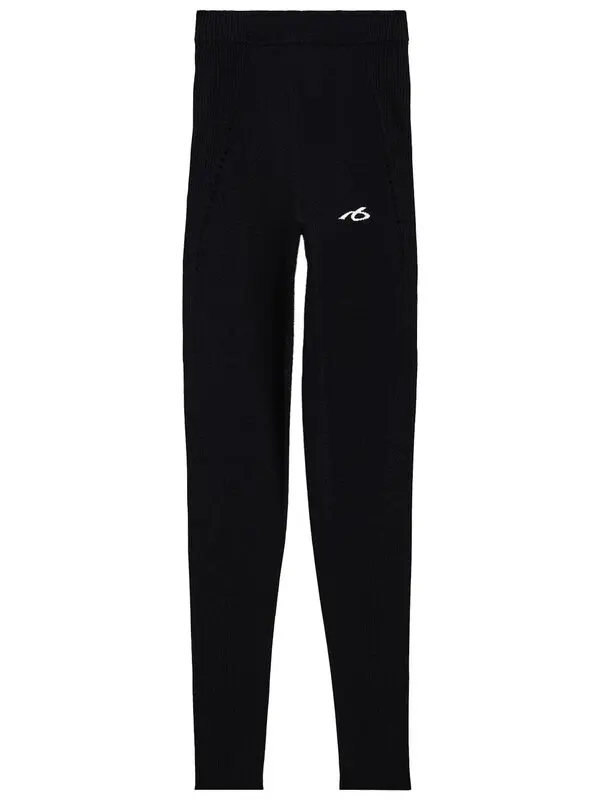 Balenciaga Techwear Leggings In Viscose Sporty Knit