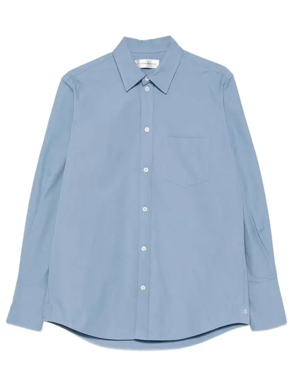 Victoria Beckham Perry Oxford Shirt - Blue