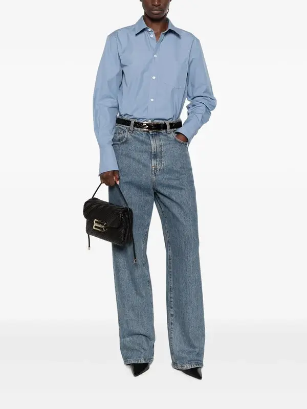 Victoria Beckham Perry Oxford Shirt - Blue