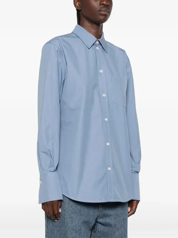 Victoria Beckham Perry Oxford Shirt - Blue