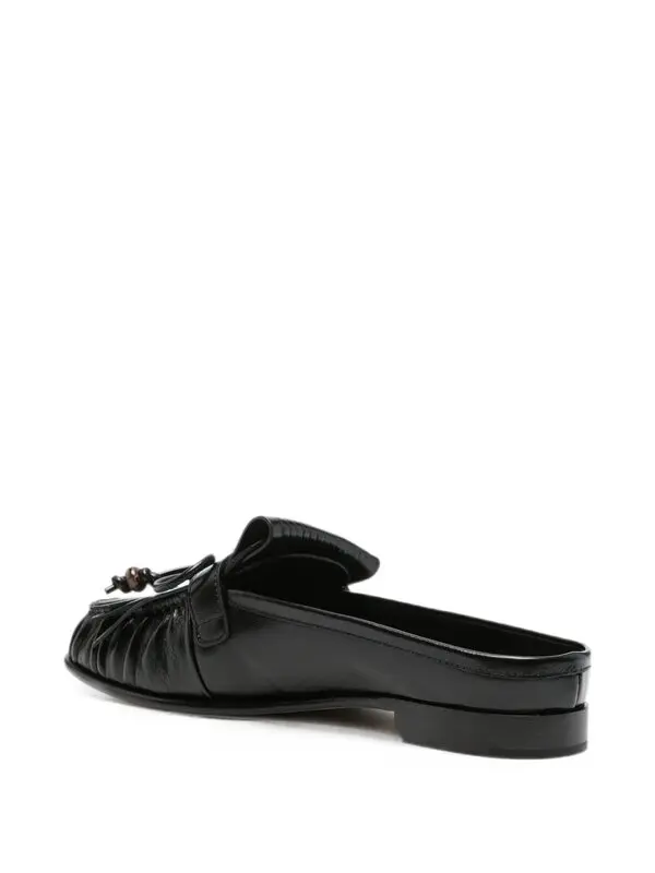 Fendi Baguette Leather Sabots