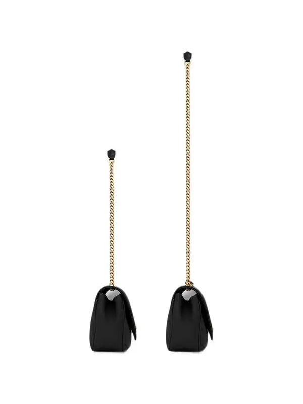 Saint Laurent Loulou Small Bag In Matelassé Lambskin - Black