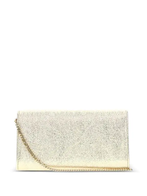 JIMMY CHOO Emmie Platinum Ice Brilliance Fabric Clutch Bag - Silver