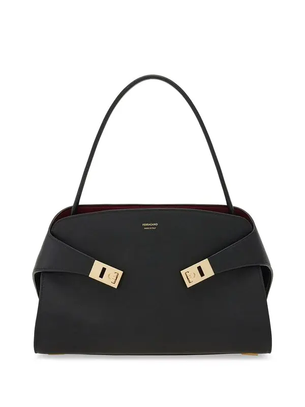 FERRAGAMO Hug Soft Medium Bicolor Shoulder Bag