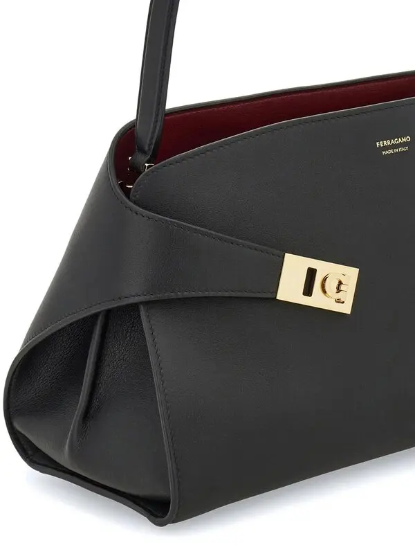 FERRAGAMO Hug Soft Medium Bicolor Shoulder Bag