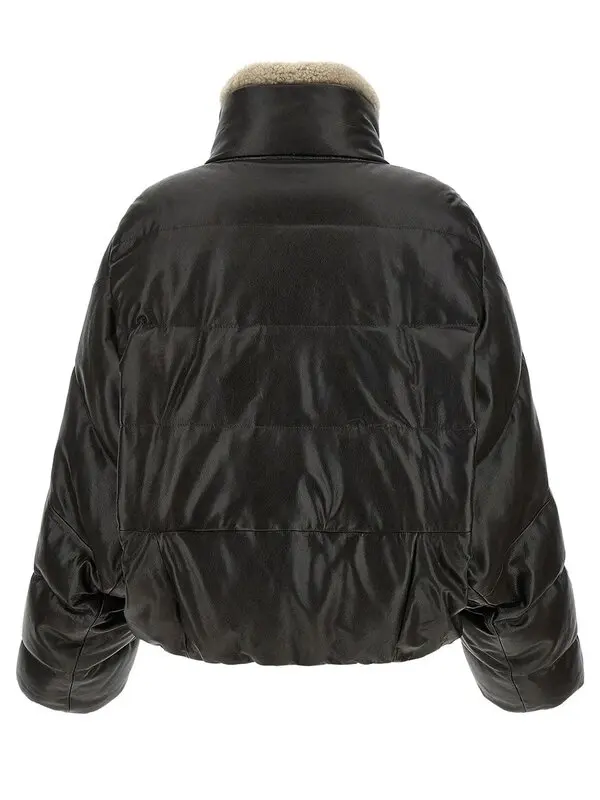 Brunello Cucinelli Padded Leather Jacket