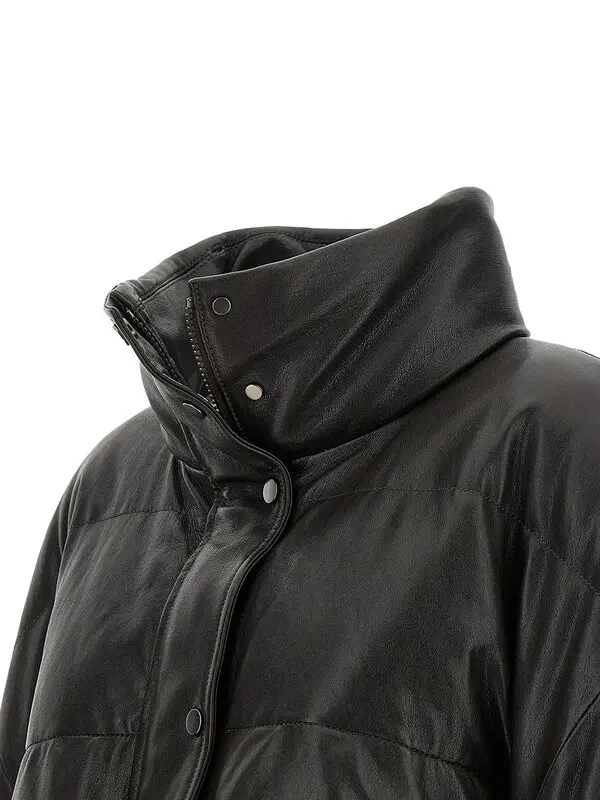 Brunello Cucinelli Padded Leather Jacket