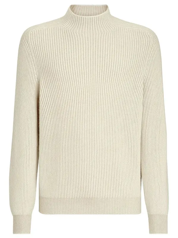 Brunello Cucinelli Cashmere Turtleneck Sweater - Multicolor