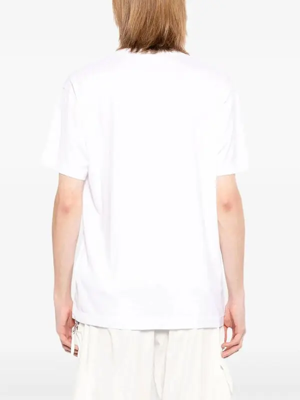 Stone Island Slim Fit T-shirt With Compass Badge - White