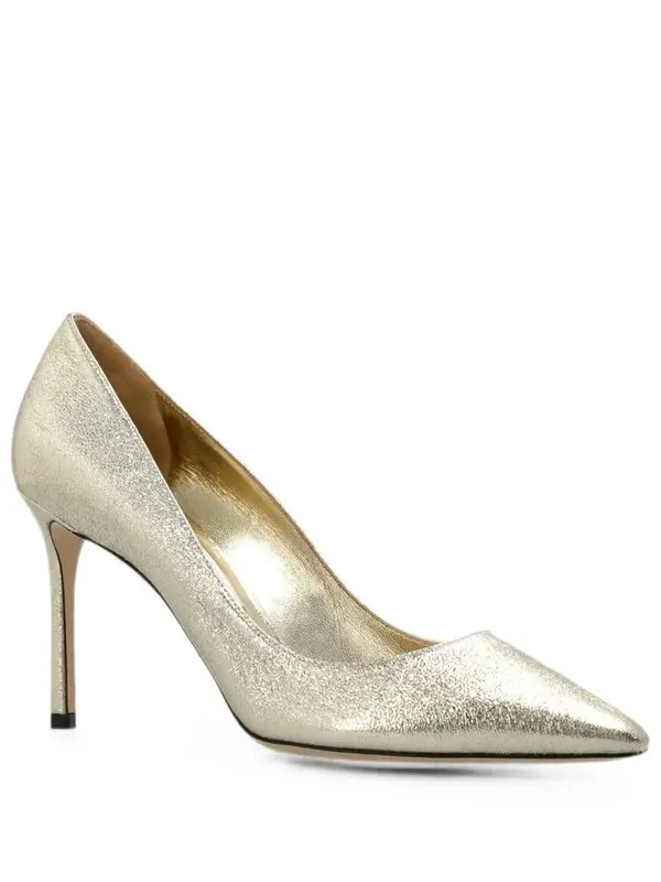 JIMMY CHOO Romy 85 Glitter Fabric Pumps