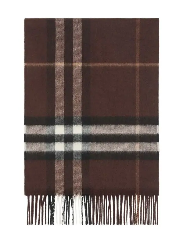 Burberry Giant Check Cashmere Scarf