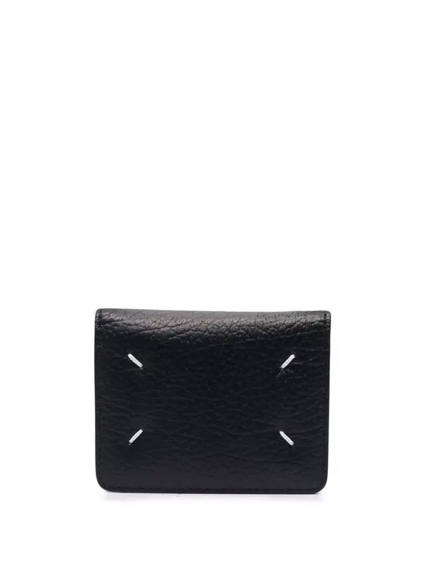 MAISON MARGIELA Portacarte Four Stitches Con Portachiavi - Black