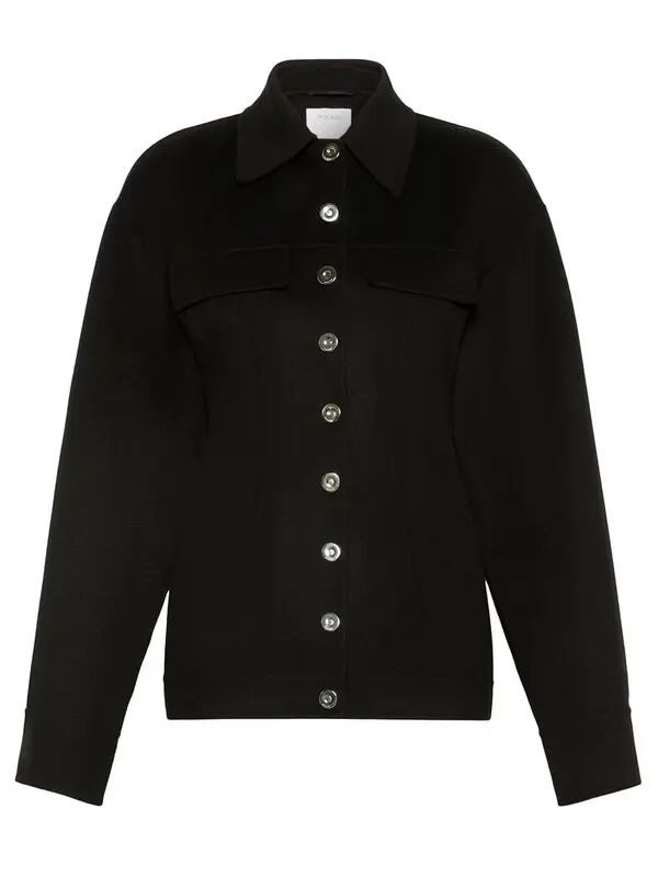 Sportmax Shaped Jacket In Pure Wool