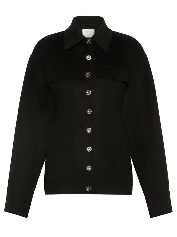 Sportmax Shaped Pure Wool Jacket - Black